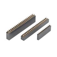 China 1.27mm Pitch SMT Pin Header PCB Connector Dual Row 4P To 60P THT for sale
