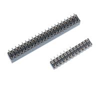 China 1.27mm Pitch SMT Pin Header PCB Connector Dual Row 4P To 60P THT for sale