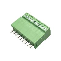 China Male Female Pluggable Terminal Block Connector 3.81mm Pitch 2-16 Pins Plug In Right Angle Vertical for sale