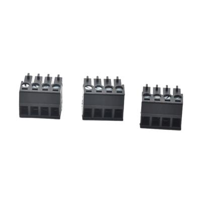China Black Color 3.50mm Pitch Female Male Wire Connector Housing For Home for sale