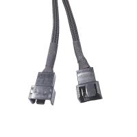 China Bylon Protection  2.54mm Pitch 4 Pin Wire Harnesses 30cm Length Black Color For Computer 'S Fan for sale