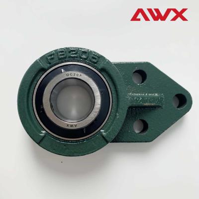 China Chrome Steel Insert Bearing Load Capacity Seat With Double Seal for sale
