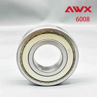 China 6008 6009 6010 Open Seal Ball Bearing  15mm Thickness For Industrial Applications for sale