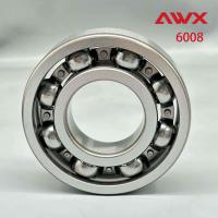 China 6008 6009 6010 Open Seal Ball Bearing  15mm Thickness For Industrial Applications for sale