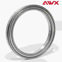 China Low Noise Thin Wall Bearing 16011 2RS Steel Cage Deep Groove Ball Bearing for sale