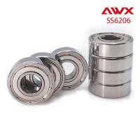 China SS 6206-2Z Steel High Precision Ball Bearings Low Friction Pre Lubrication for sale