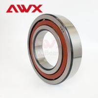China Customized Accuracy Miniature Angular Contact Bearings Pressed Steel Cage P6 P5 Precision for sale