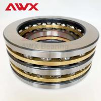 China Precision Steel Thrust Ball Bearing Extra Light Series Single Direction Flat Seat Steel Cage 52210 Open for sale