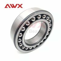 China 27mm Width Self Aligning Double Row Ball Bearings Industrial Nylon Cage Open Seal Type for sale