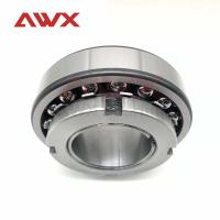 China Double Row Aligning Ball Bearings P0 Precision Rating Chrome Steel Nylon Cage for sale