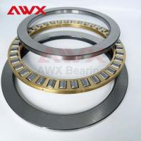 China Steel Auto Parts Flat Thrust Roller Bearing 81214 81215 81216 With Brass Cage Material And Z2V2 Vibration for sale