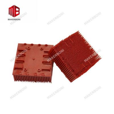 China Red Nylon Bristle Block Brush 130298 for Auto Cutter VT2500 250mm for sale