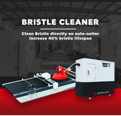 China Black White Steel Bristle Cleaner for Auto Cutter 40% Longer Bristle Lifespan for sale