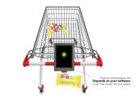 China Bimi Supermarket Shopping Cart Checker with Built-in 1D/2D Scanner and 7inch Display for sale
