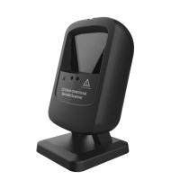 China Desktop Wired USB 1D 2D Barcode Qr Code Reader Omnidirectional Barcode Scanner Platform for sale