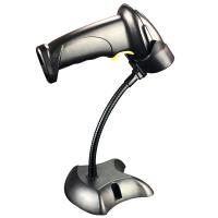 China CMOS Scan Element Type 1D Laser Wired Barcode Scanner with Holder Scanning Range 45 for sale