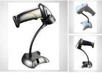 China CMOS Scan Element Type 1D Laser Wired Barcode Scanner with Holder Scanning Range 45 for sale