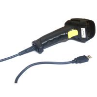 China Single Line Scan Handheld 1D Laser Barcode Scanner for Retail and Supermarket in Black for sale