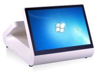 China POS Terminal with 58mm Printer 128mm * 64mm Display and 3 Bills 5 Coins Cash Drawer for sale
