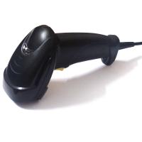 China Single Line Scan Handheld 1D Laser Barcode Scanner for Retail and Supermarket in Black for sale