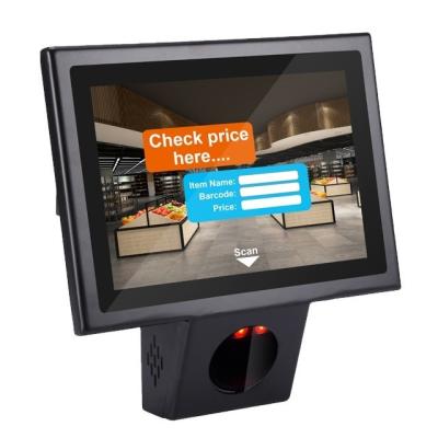 China Supermarket Shop 10.1inch Touch Screen Checker with Built-in Barcode Scanner and 16G SSD for sale