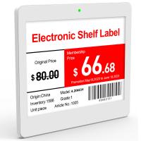 China Bimi 4.9inch Digital E-paper Display Electronic Shelf Label for Supermarket Windows OS for sale
