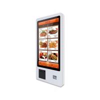 China Bimi 32 inch Self-Serve Touch Screen Kiosk with Printer QR Barcode Scanner Wall Mount for sale