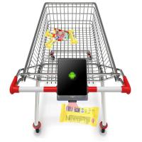 China Convenient Indoor Supermarket Checker with Scanner and Battery Pixel Pitch 2.5mm for sale