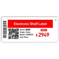 China Supermarket Electronic Shelf Tag Three Color Eink E-paper Display Free SDK Included for sale