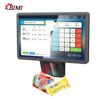 China Built-in Barcode Scanner 10.1inch Touch Screen POS Android System for Supermarket Shop for sale