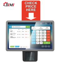 China Supermarket Goods Barcode Scanner and Reader Bimi 10.1 inch Android 7.1 POS Touch Screen for sale