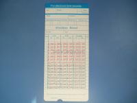 China 50pcs/ pack Time Cards for time recorder C050 Monthly pay cards Weekly optional Item C050 for sale