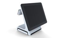 China VFD Customer Display 15 Inch POS Terminal with 80mm Printer and i5 All-in-One PC for sale