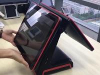 China Customizable Bezel-Free I3 POS System with 4G Samsung DDR3 Memory and 32G SSD Capacity for sale