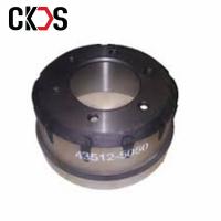 China Chinese Factory Diesel Hino Truck Spare Parts  Brake Drum 43512-5050 Japanese Truck Air Brake  Parts for sale