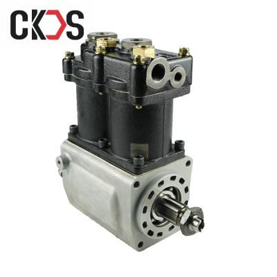 China Japanese Truck Spare Parts Twin Cylinder Air Brake Compressor For Nissan Truck RE8 Engine for sale