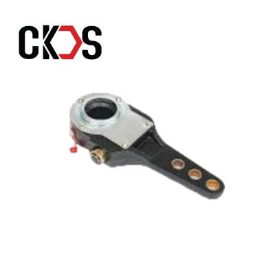 China Supply Brake Slack Adjuster Auto Spare Parts American Type Semi Truck Trailer Axle 3 Holes 37 Spline for sale