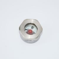 China ISO Hermetic Sight Glass with Sintered Glass-to-Metal Construction and Polished Finish for High Pressure Applications for sale