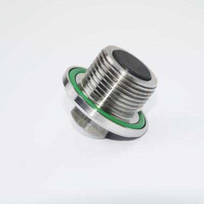 China Nickel Plated SMA Hermetic Feedthrough Magnetic Oil Seal Glass to Metal Connector - 50 Ohm, DC to 18 GHz for sale