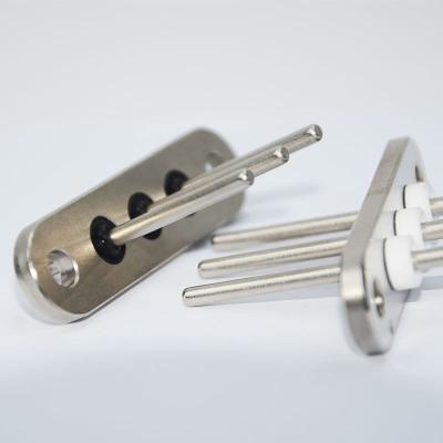 China 540V Hermetic EV Connector 30A with Glass Ceramic Insulator -70°C to 300°C Temperature Range for sale