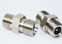 China 45 Steel Hermetic Seal Connectors 100A-300A Current Rating with Electroless Nickel Plating for Extreme -70°C to 300°C Environments for sale