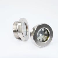 China Customized Hermetically Sealed Sight Glass 8mm 1215 Steel Material with 6-10MPa Pressure Rating for sale
