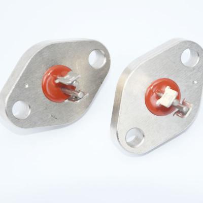China SSCore 45 Steel Hermetic Bulkhead Connector Φ0.5mm-3.2mm with -70°C to 300°C Temperature Rating for sale