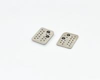 China Hermetic Feedthrough Connectors Electroless Nickel Plating 45 Steel 0.5mm-3.2mm Core for sale
