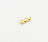 China Custom Size Metal to Glass Seal Hermetic RF Coaxial Connector -70℃ to 300℃ Temperature Range 30A Current Rating for sale