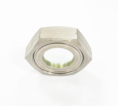 China Flanged Hermetic Sight Glass with Glass-to-Metal Seal 10MPa Pressure Rating Φ12.5-27.5mm Thread for sale