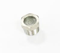 China 1215 Steel Hermetic Sight Glass with 6-10MPa Pressure Rating and Φ12.5-6mm to Φ27.5-6mm Thread Sizes for sale