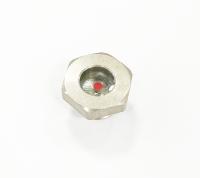 China 8MPa Hermetically Sealed Sight Glass with 1215 Steel Construction and Φ12.5-27.5mm Thread Sizes for sale