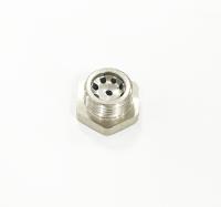 China 8MPa Hermetically Sealed Sight Glass with 1215 Steel Construction and Φ12.5-27.5mm Thread Sizes for sale