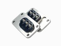 China 45 Steel Hermetic Single Seal Terminals - 30A 600V Rating, -70°C to 300°C Temperature Range with Electroless Nickel Plating for sale